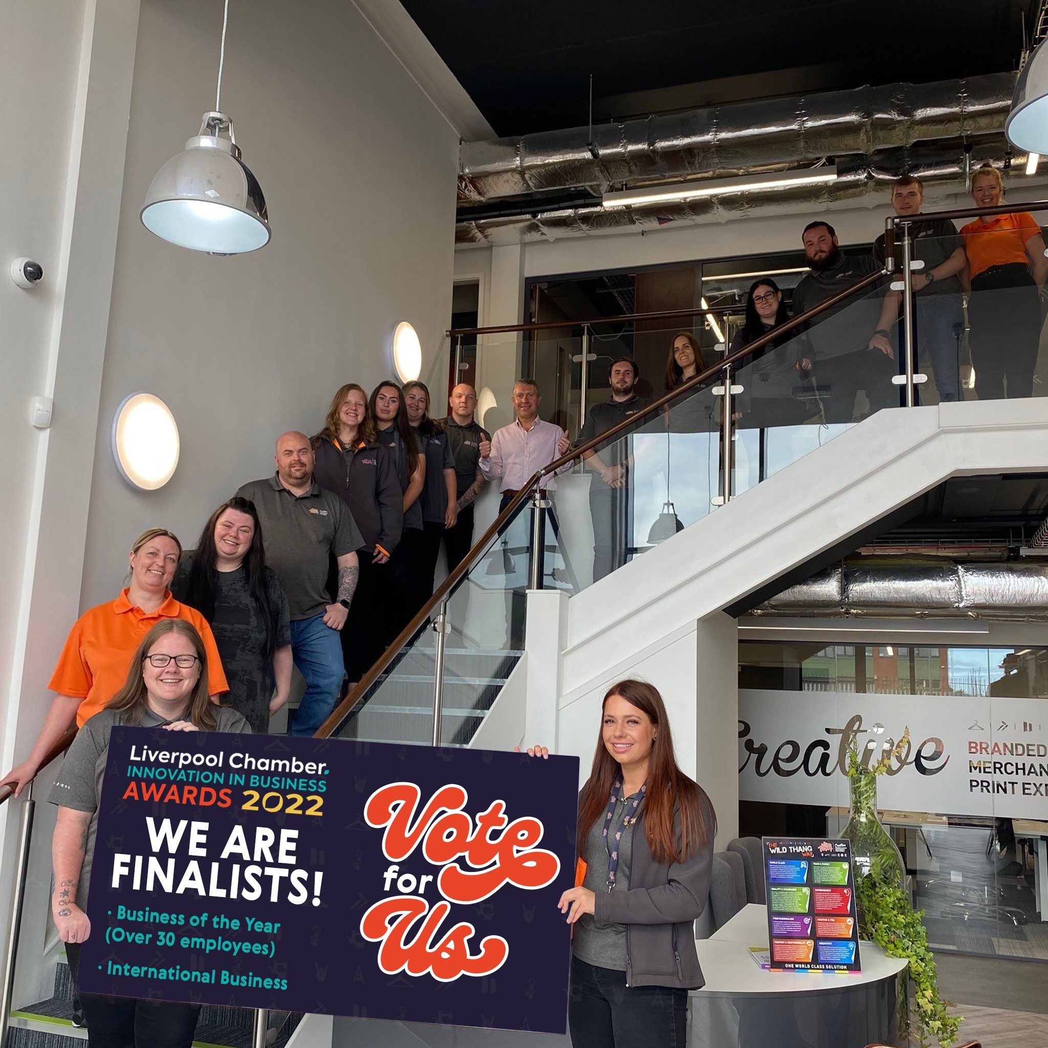 Wild Thang are nominated as a finalist in two categories for the ...