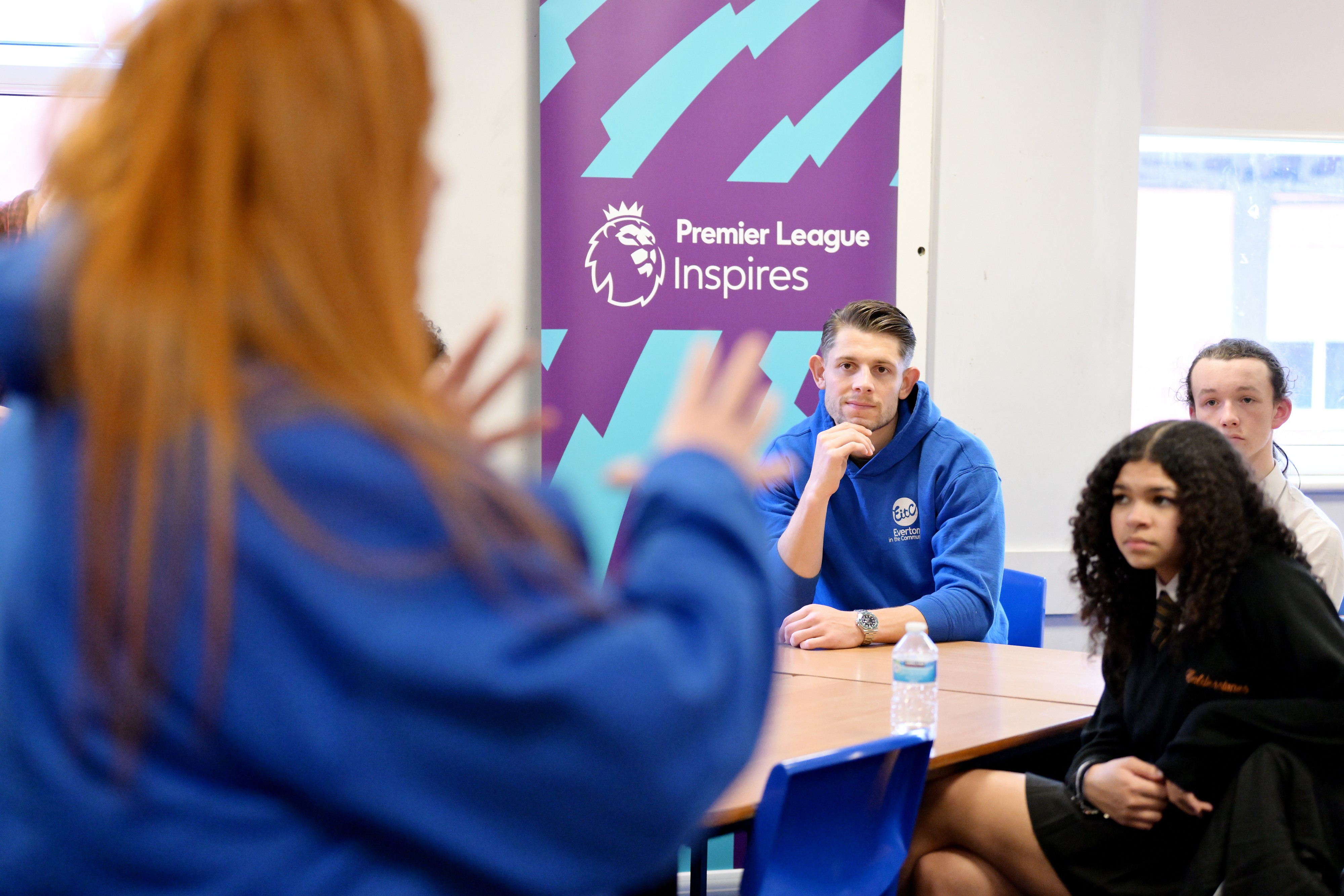 Everton Duo Discover How EitC Has Improved Literacy Levels at Local ...