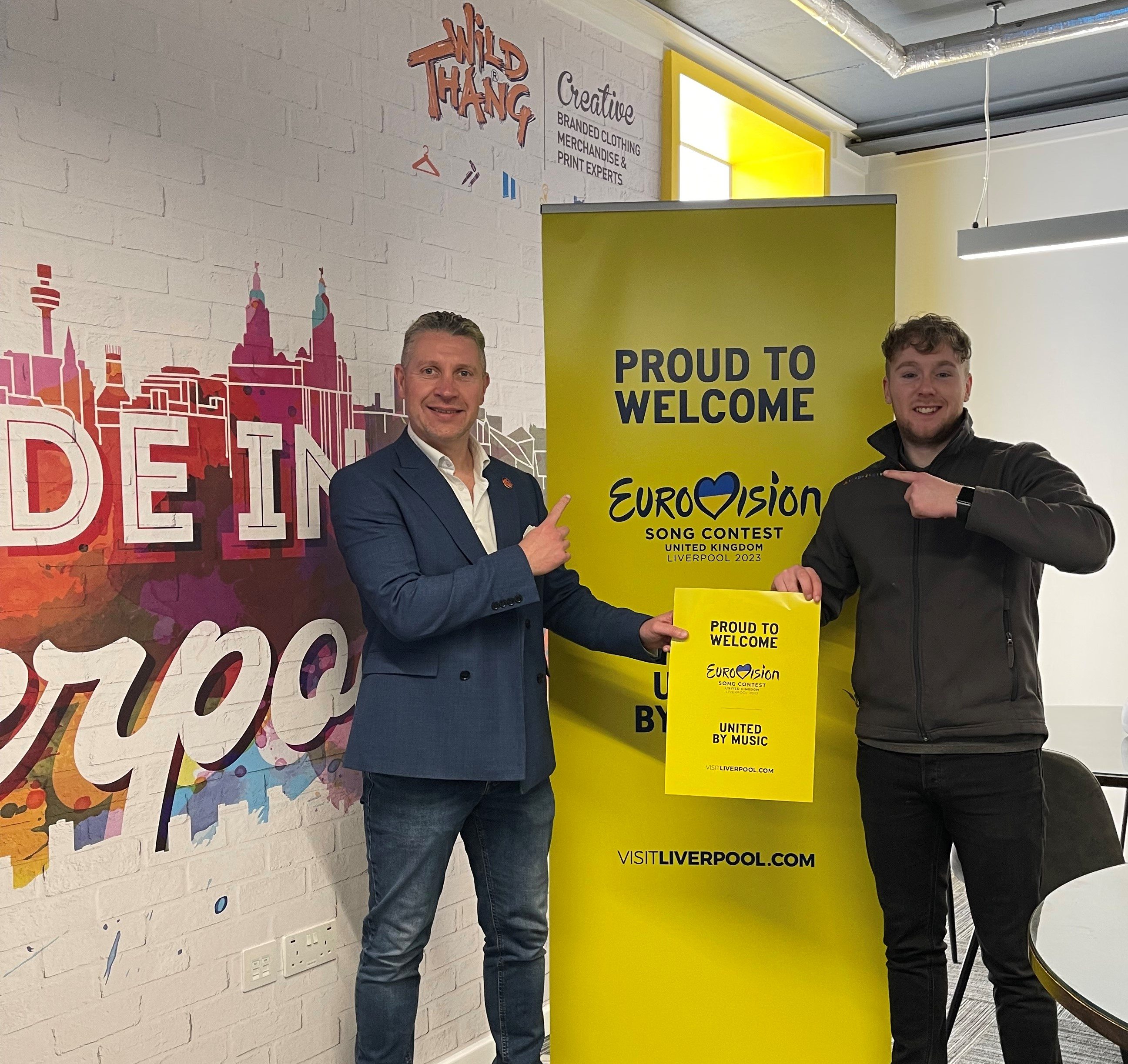 Wild Thang show their support for Eurovision by helping SME's and ...