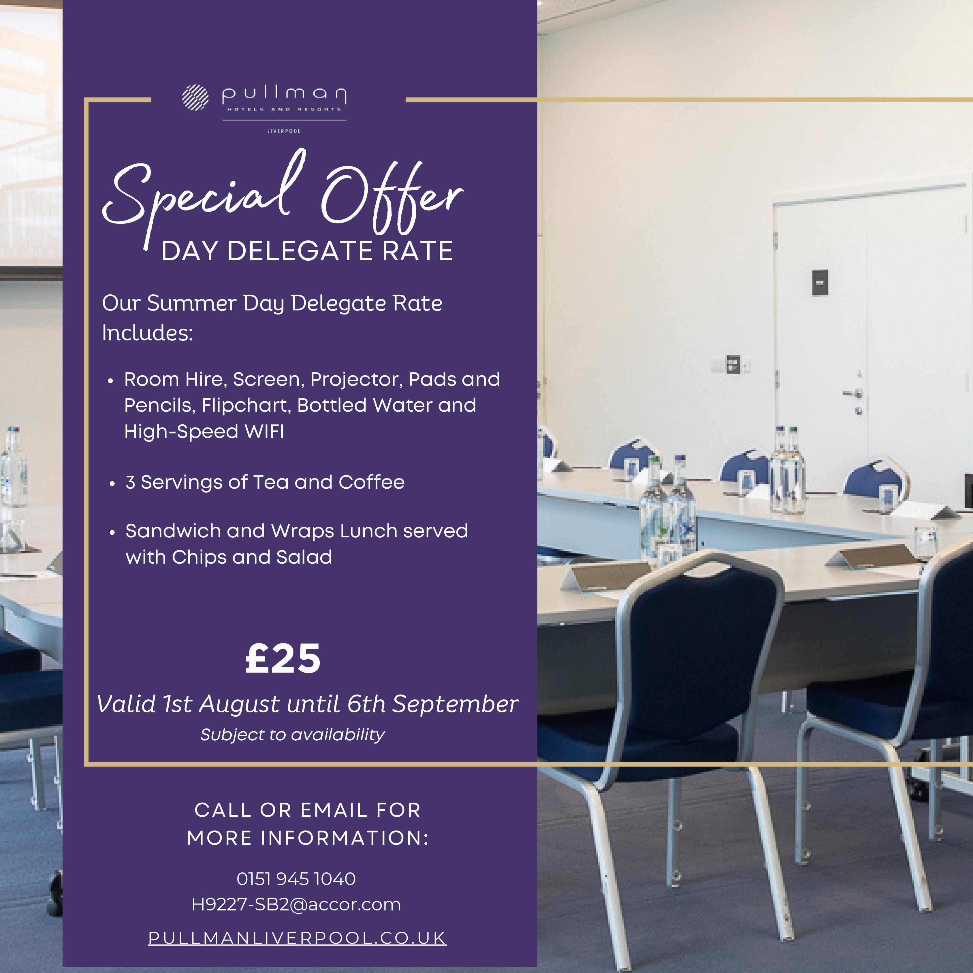 Special Offer - Day delegate rate - Liverpool Chamber of Commerce